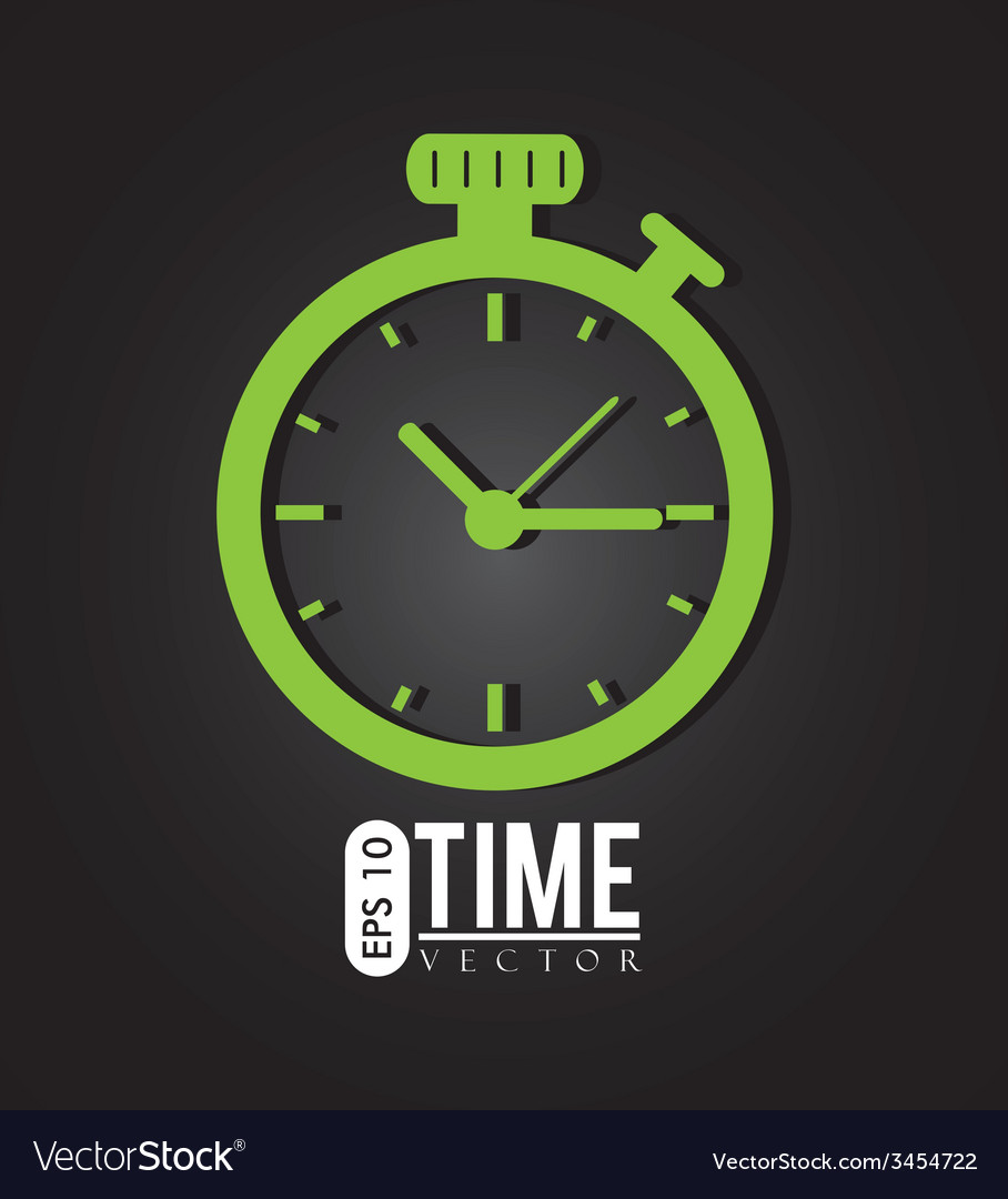Time design Royalty Free Vector Image - VectorStock