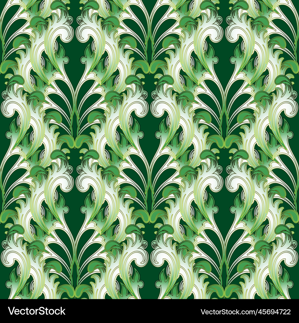 Vintage floral seamless pattern ornamental Vector Image
