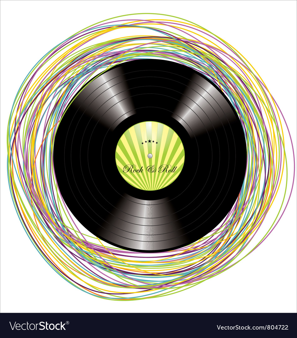 Vinyl background Royalty Free Vector Image - VectorStock