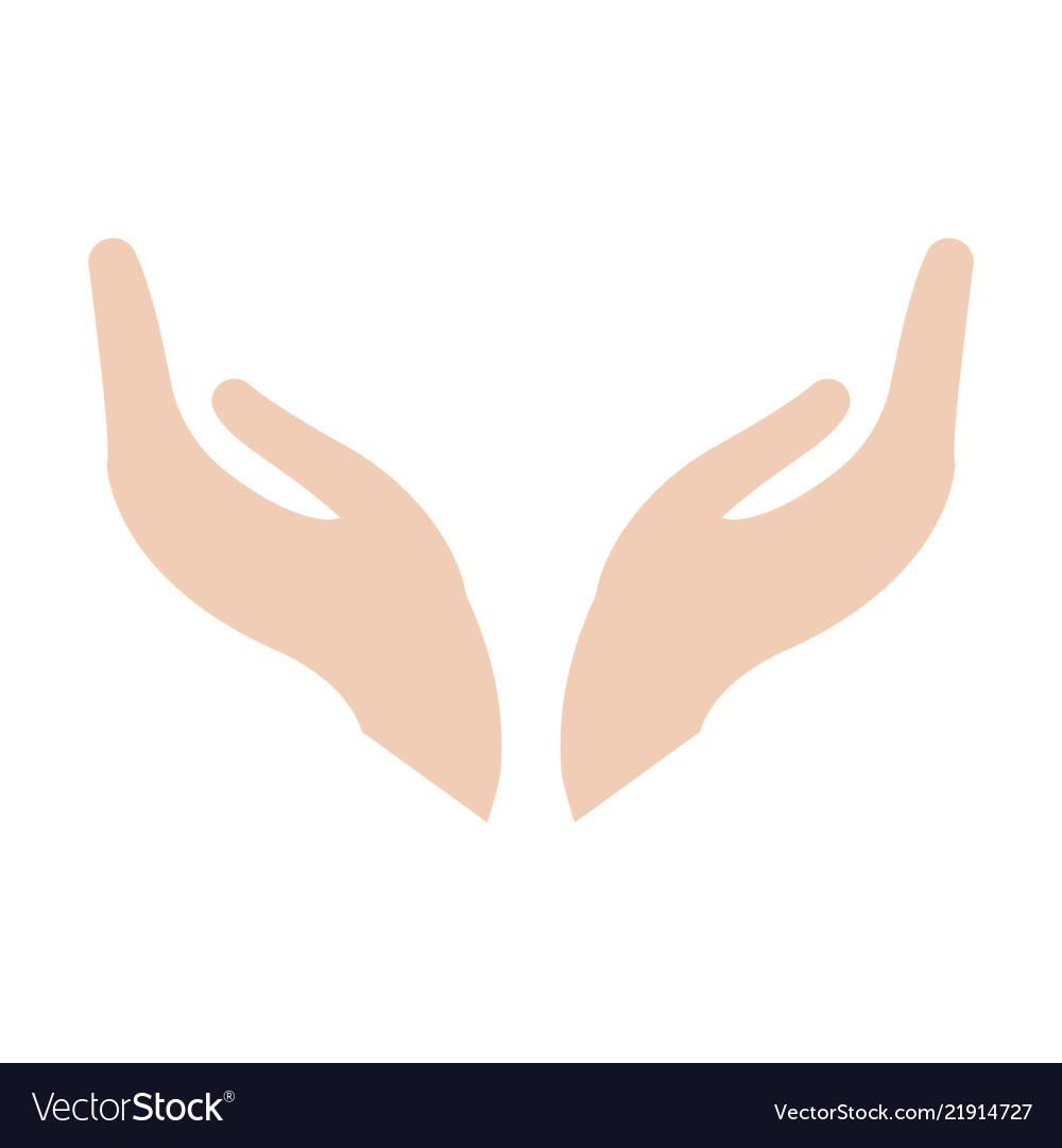 Abstract hand expression Royalty Free Vector Image