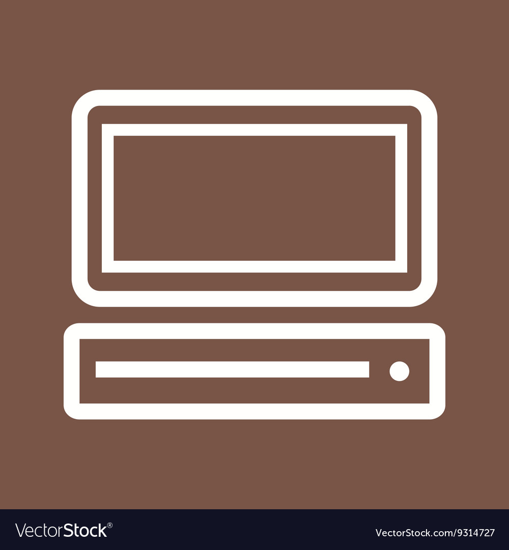 Computer Royalty Free Vector Image - VectorStock