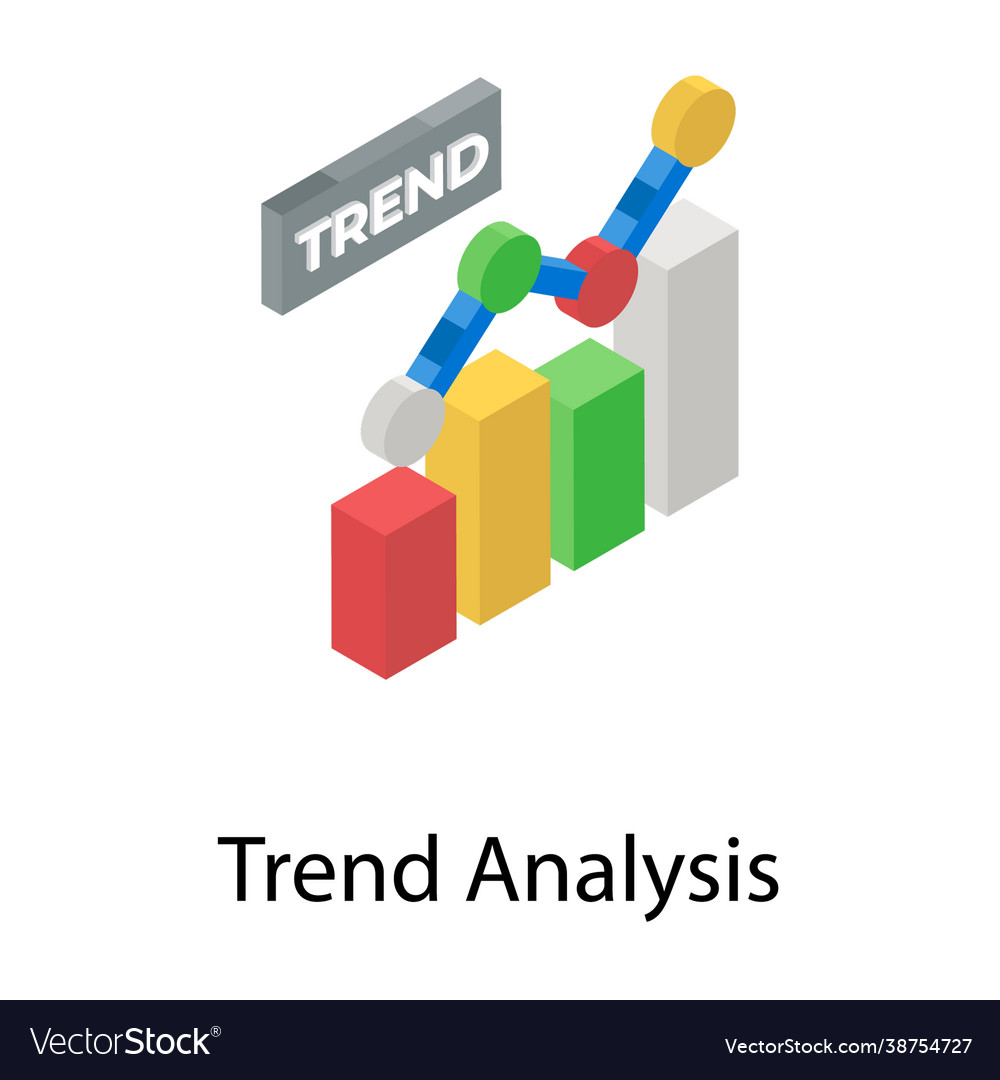Trend analysis Royalty Free Vector Image - VectorStock
