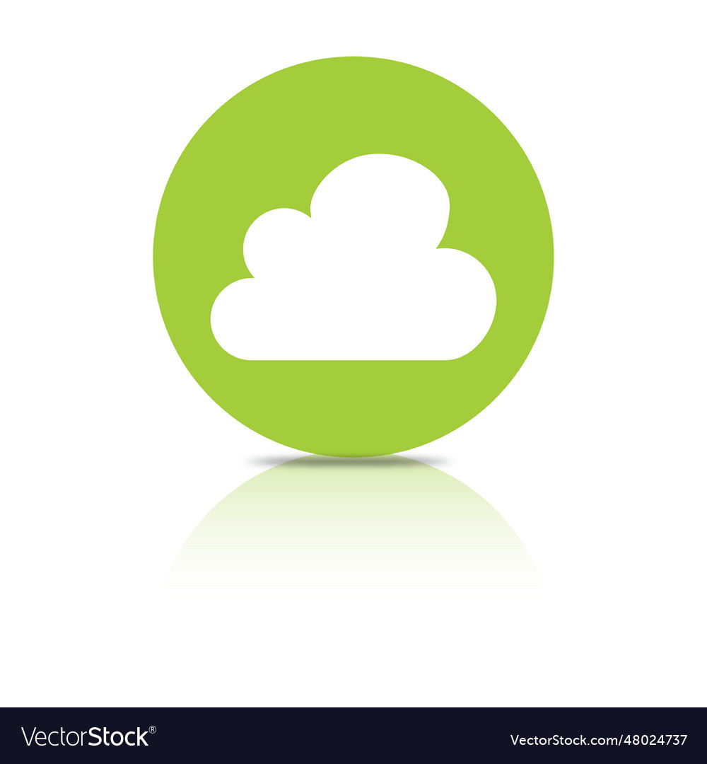 Cloud shadow icon Royalty Free Vector Image - VectorStock