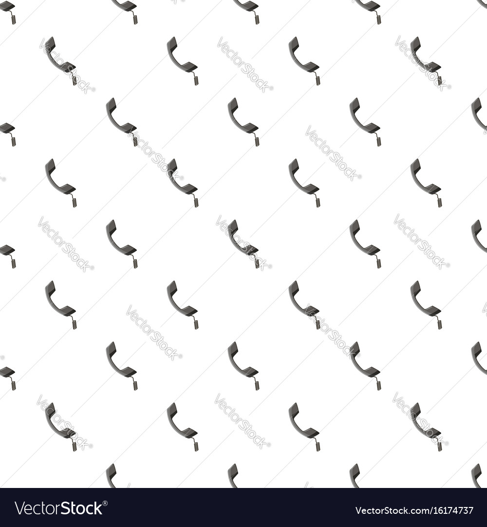 Handset pattern seamless Royalty Free Vector Image