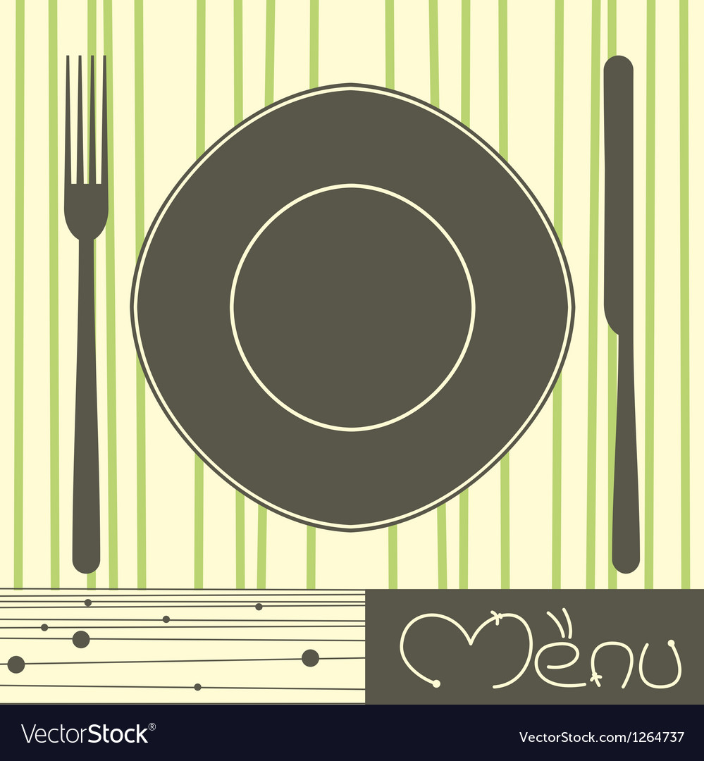 Menu Royalty Free Vector Image - VectorStock