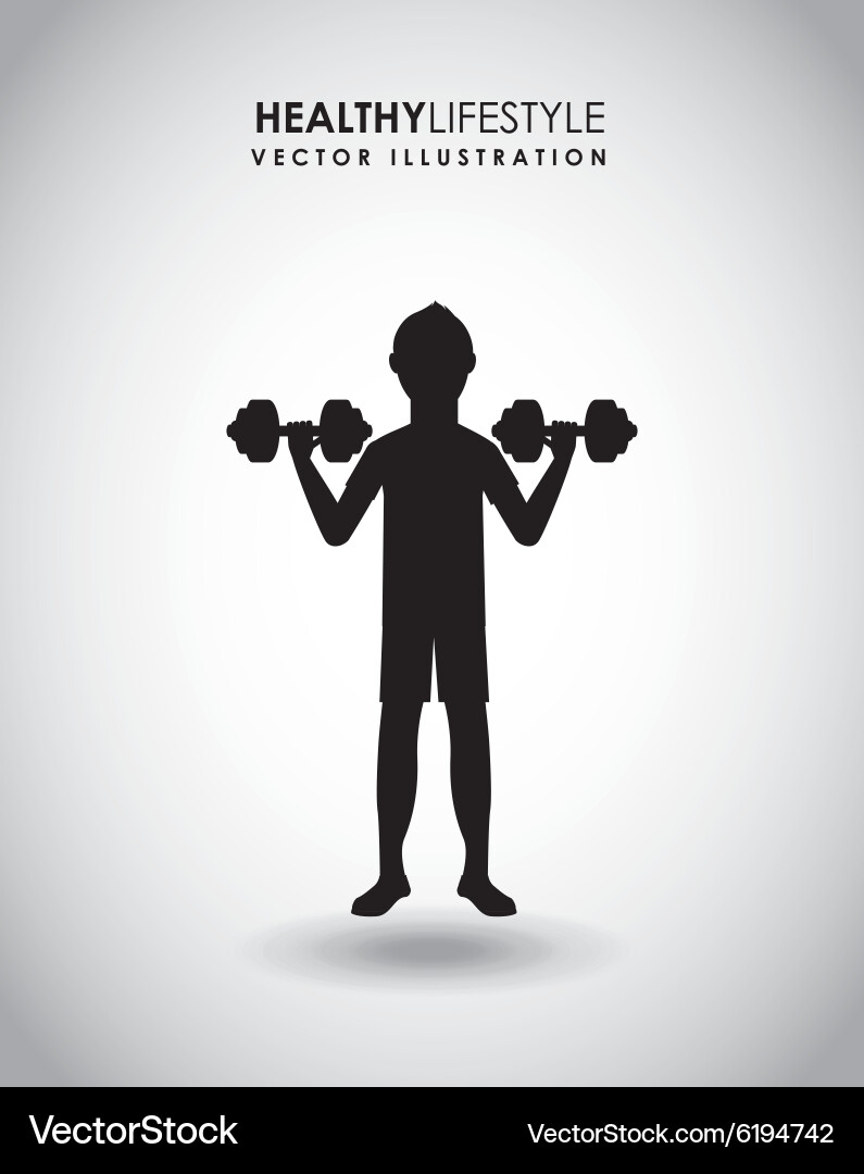 Healthy lifestyle Royalty Free Vector Image - VectorStock