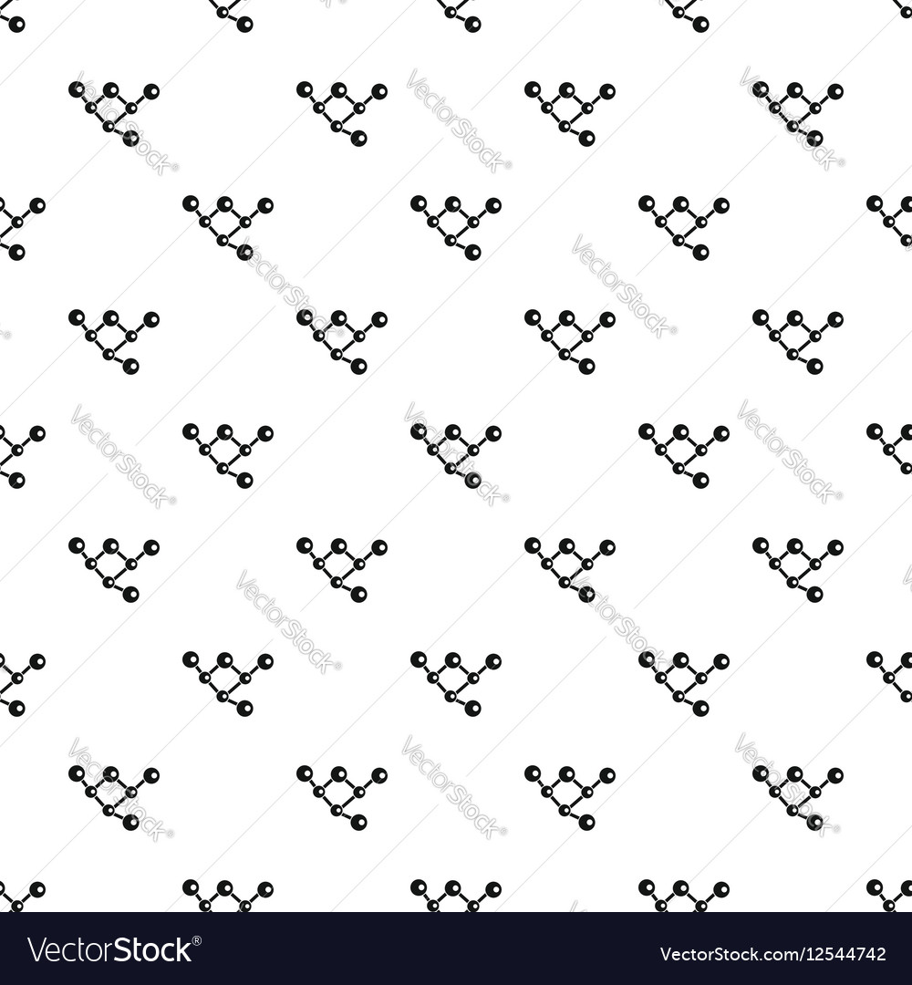 Molecule pattern simple style Royalty Free Vector Image