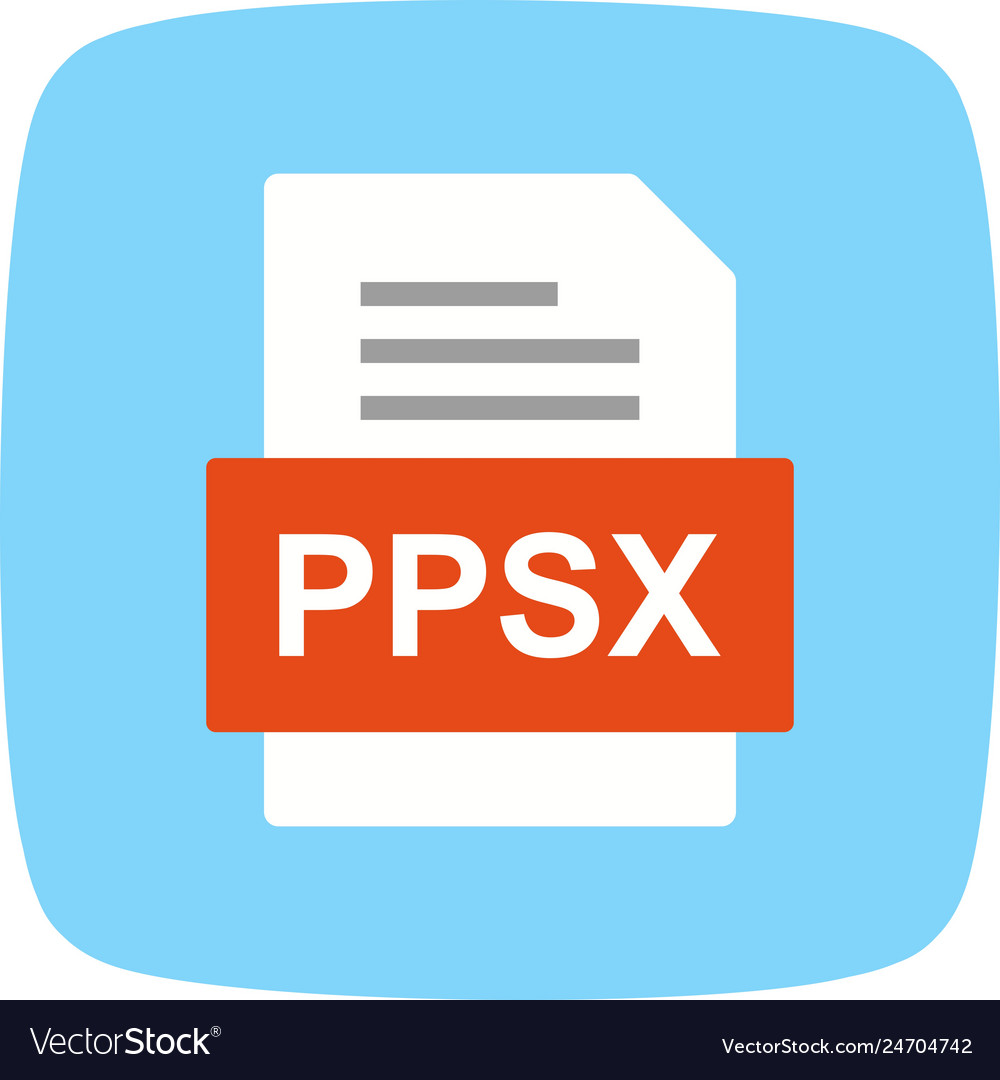 Ppsx file document icon Royalty Free Vector Image Ppsx file document icon Royalty Free Vector Image