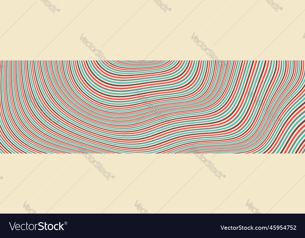 Abstract circular striped background pattern Vector Image