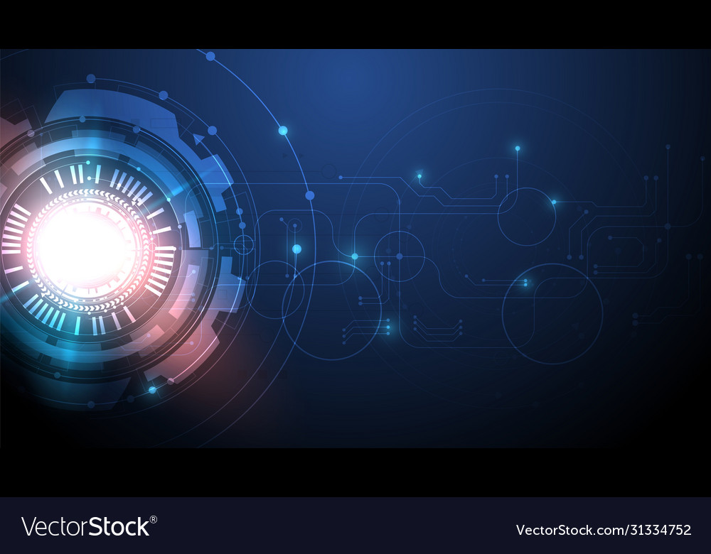Circuit technology background with hi-tech digital