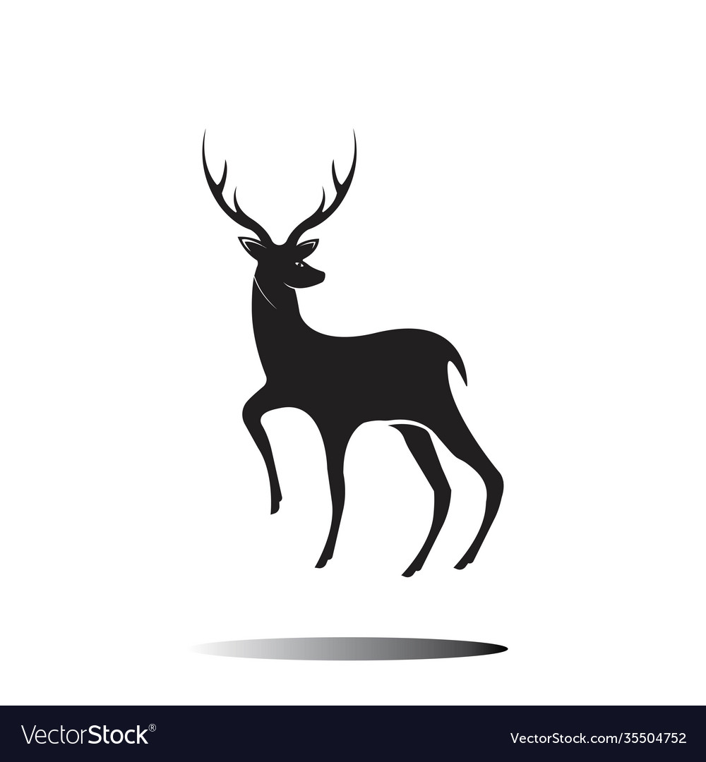 Deer head Royalty Free Vector Image - VectorStock