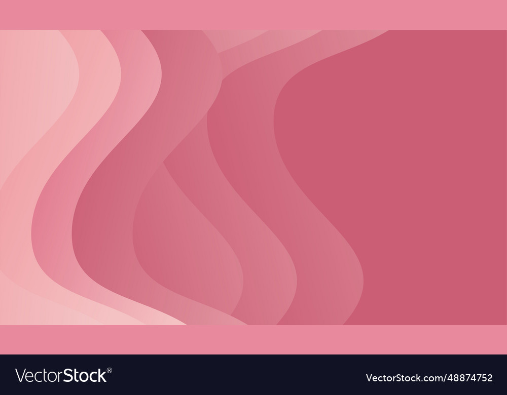 Pink gradient abstract wave background Royalty Free Vector
