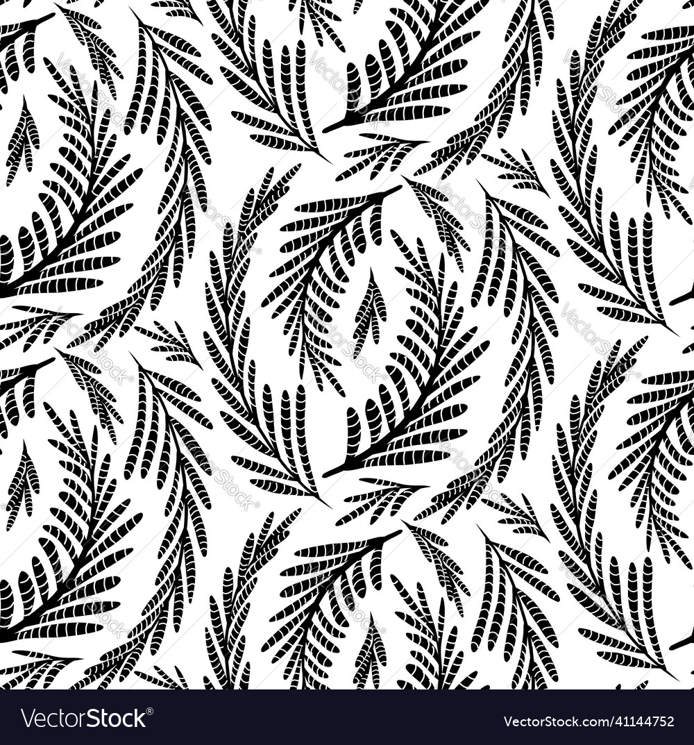 Seamless monochrome pattern with fennel Royalty Free Vector Seamless monochrome pattern with fennel Royalty Free Vector