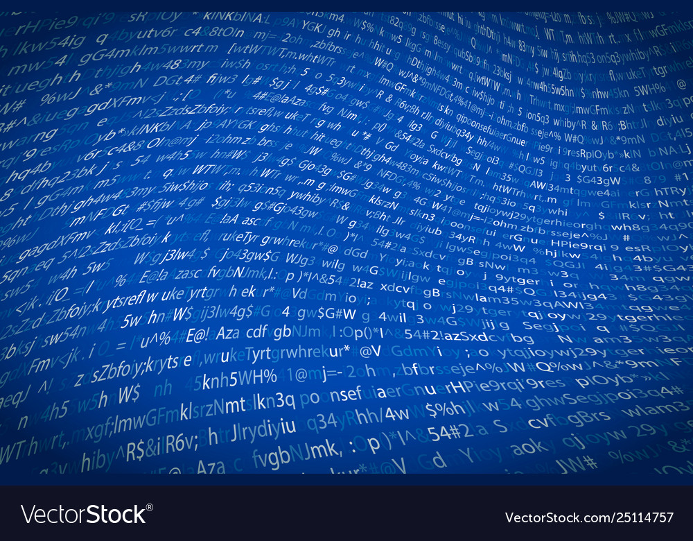 Abstract complicated crypto symbols twisted Vector Image Abstract complicated crypto symbols twisted Vector Image