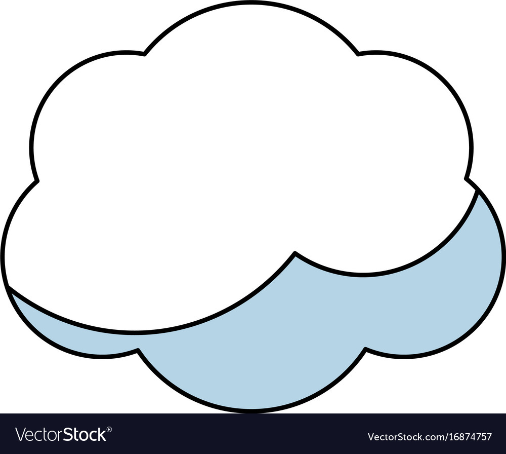Cloud computing symbol Royalty Free Vector Image