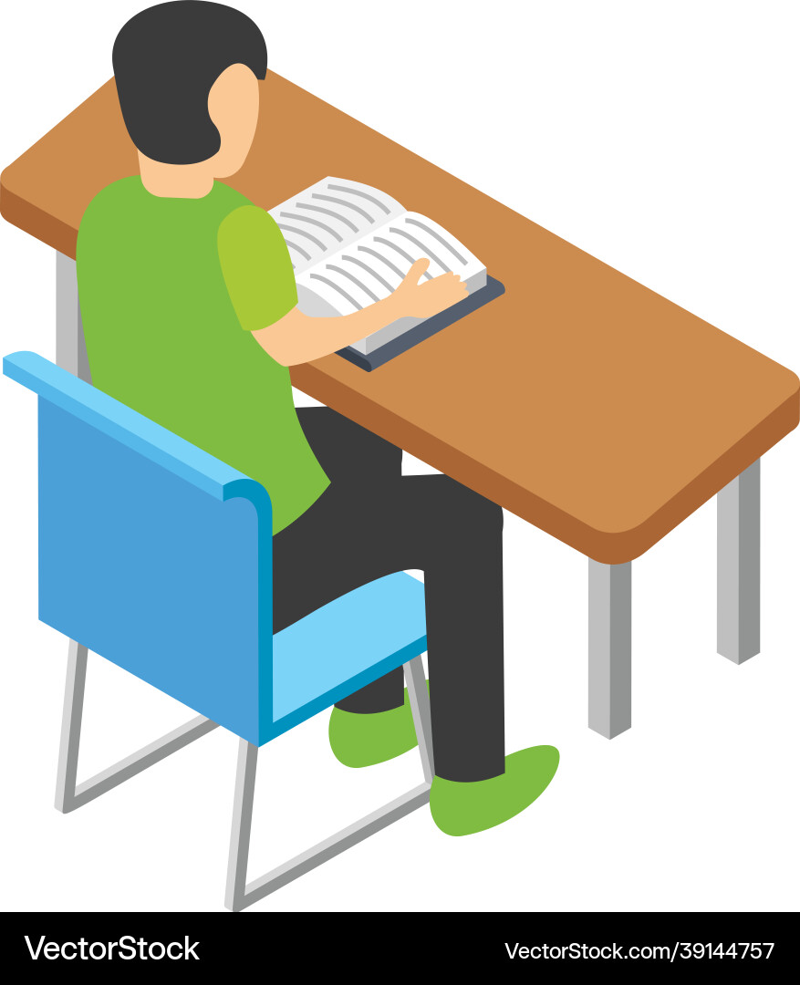 Learning student Royalty Free Vector Image - VectorStock