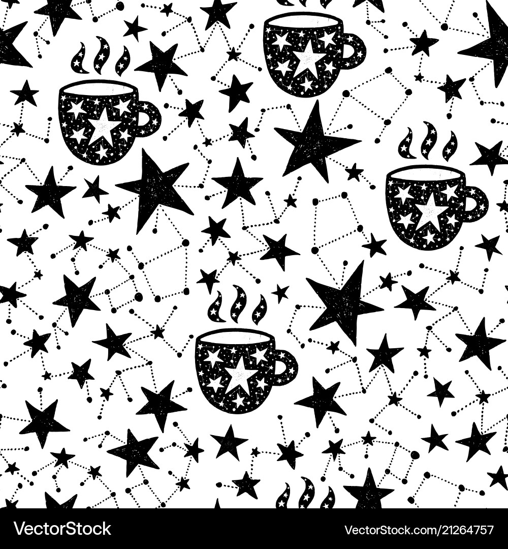 Pattern with stars Royalty Free Vector Image - VectorStock