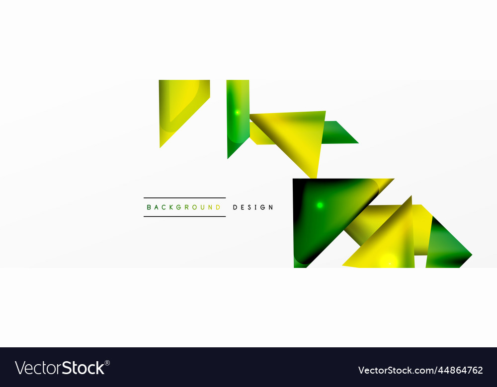 Abstract background simple color geometric shapes Vector Image