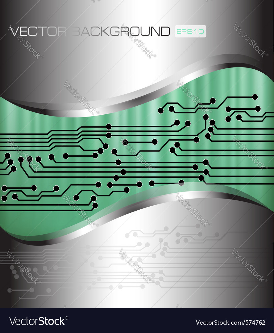 Circuit map Royalty Free Vector Image - VectorStock