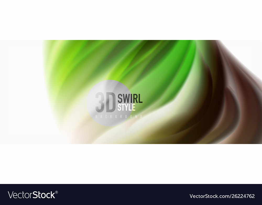 Glossy colorful liquid waves abstract background Vector Image Glossy colorful liquid waves abstract background Vector Image