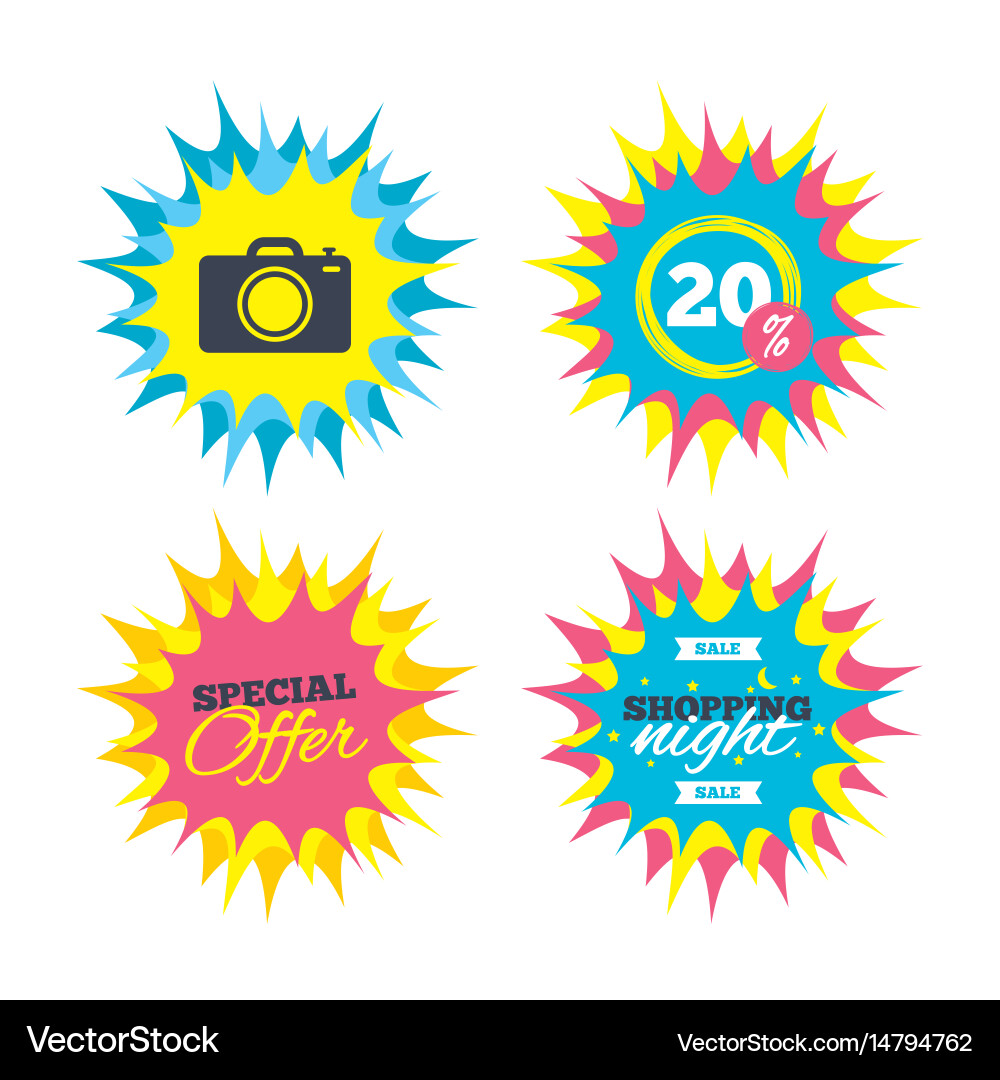 Photo camera sign icon symbol Royalty Free Vector Image
