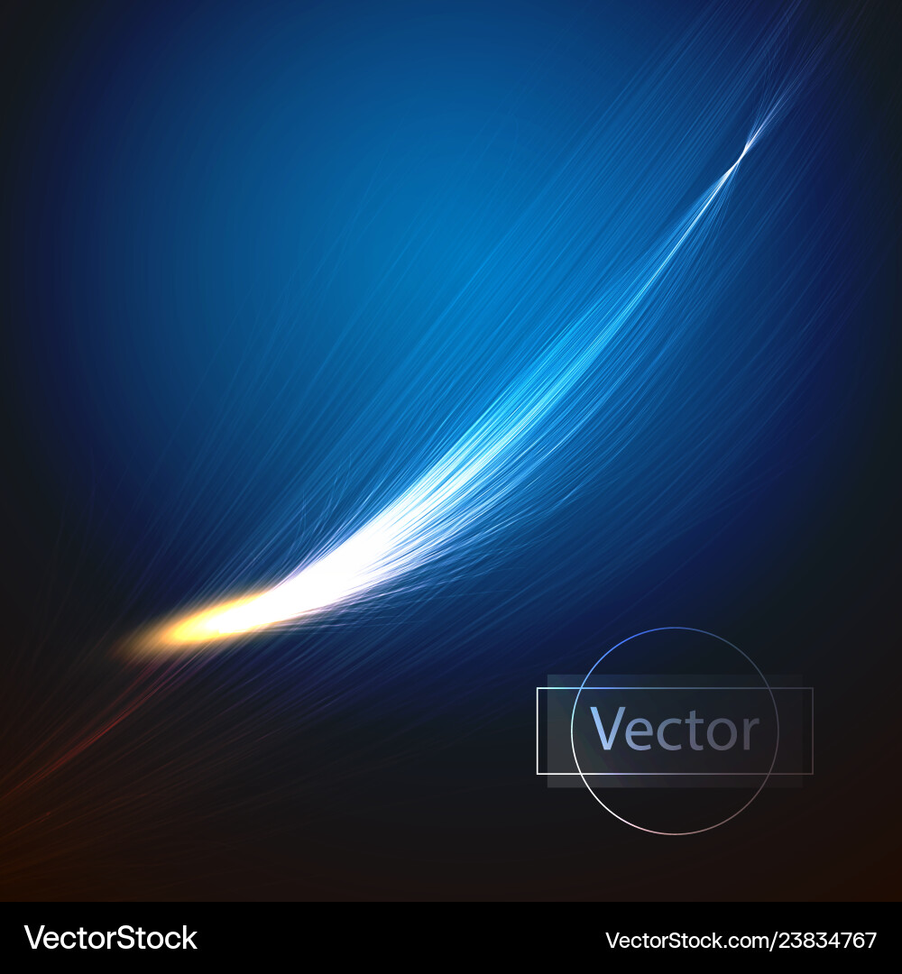 A burst of abstract lines Royalty Free Vector Image