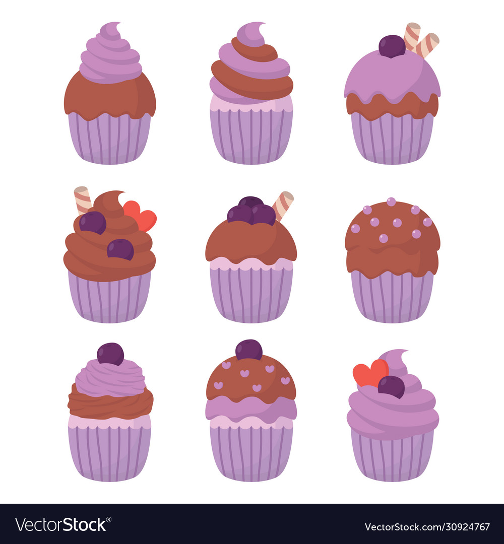 Cupcake Royalty Free Vector Image - VectorStock