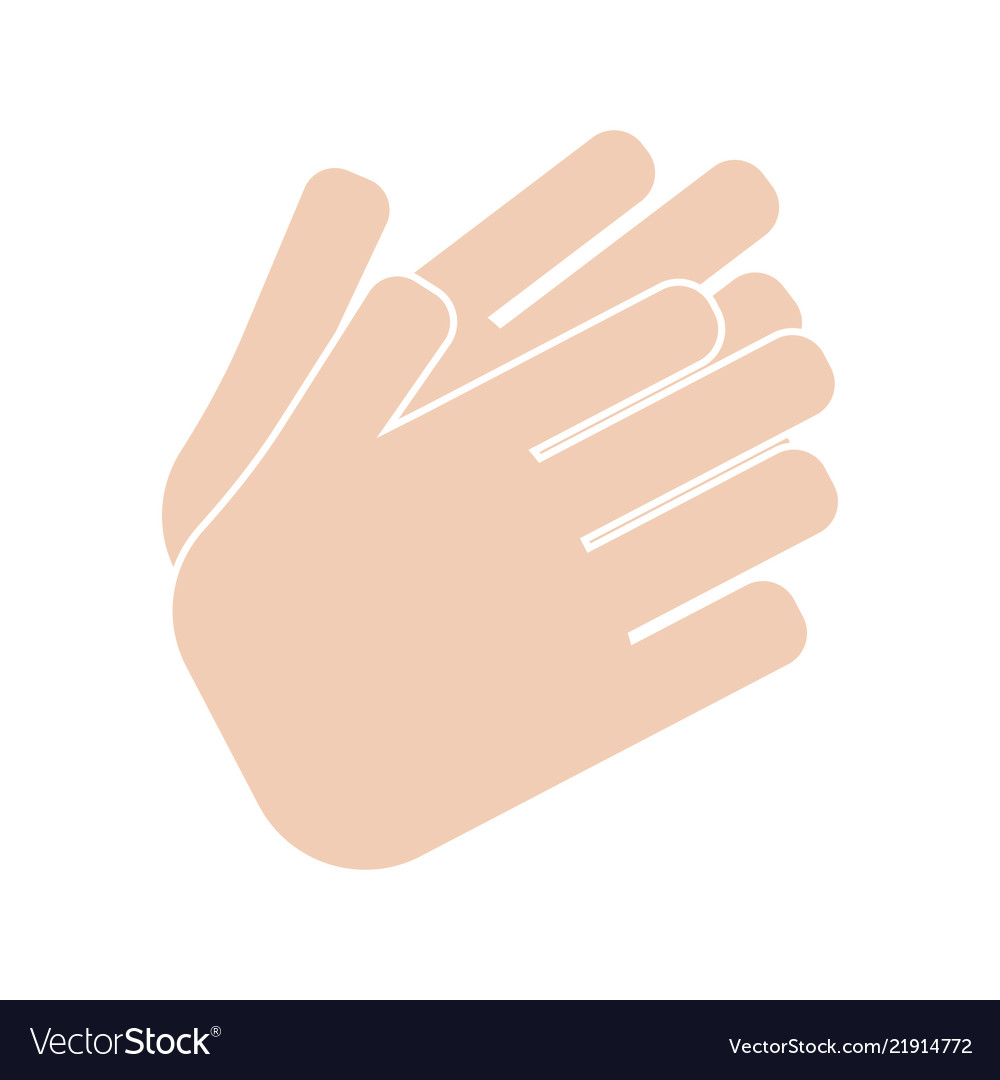 Abstract hand expression Royalty Free Vector Image