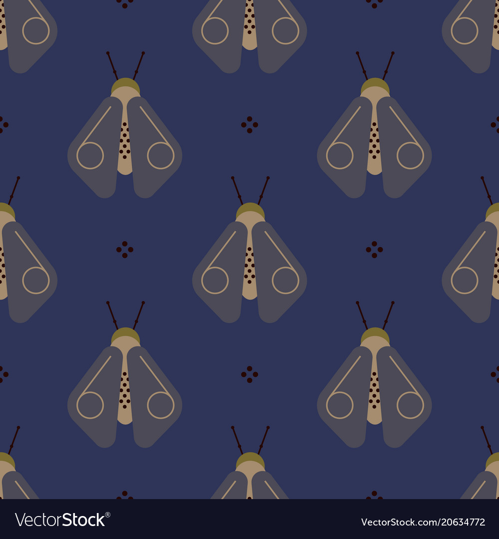 Geometric firefly pattern Royalty Free Vector Image
