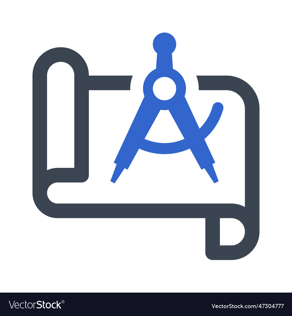 Architecture design icon Royalty Free Vector Image