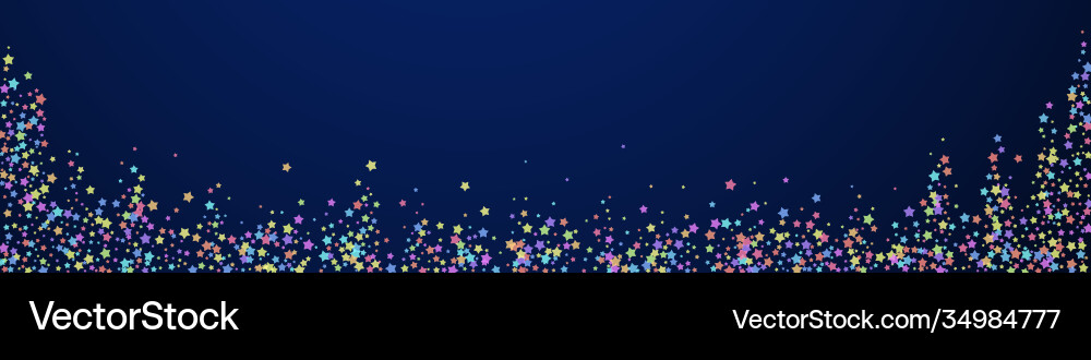 Festive attractive confetti celebration stars co Vector Image