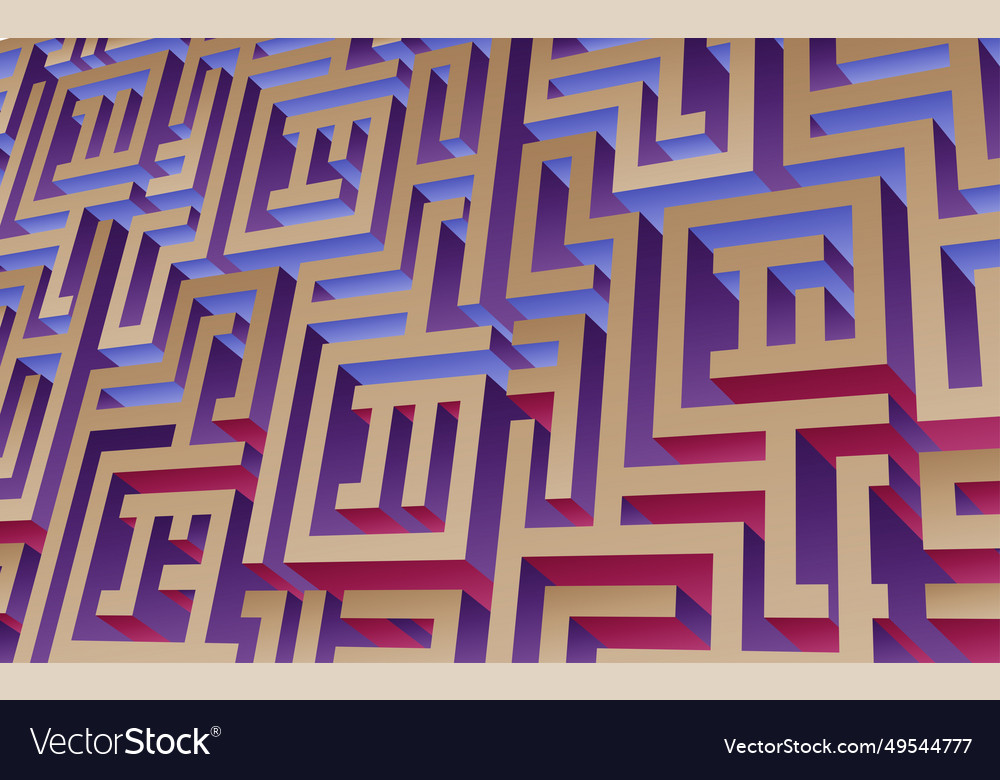 Maze background Royalty Free Vector Image - VectorStock