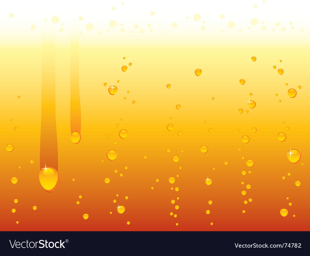 Drops orange Royalty Free Vector Image - VectorStock