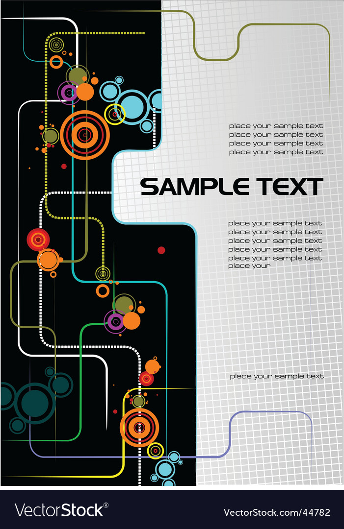 High tech background Royalty Free Vector Image