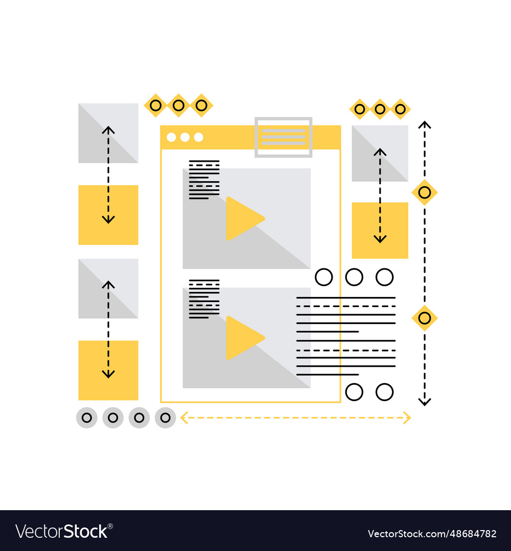 Online educational tutorials Royalty Free Vector Image