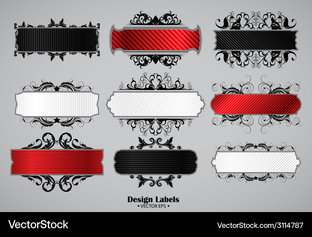 Banners and borders Royalty Free Vector Image - VectorStock