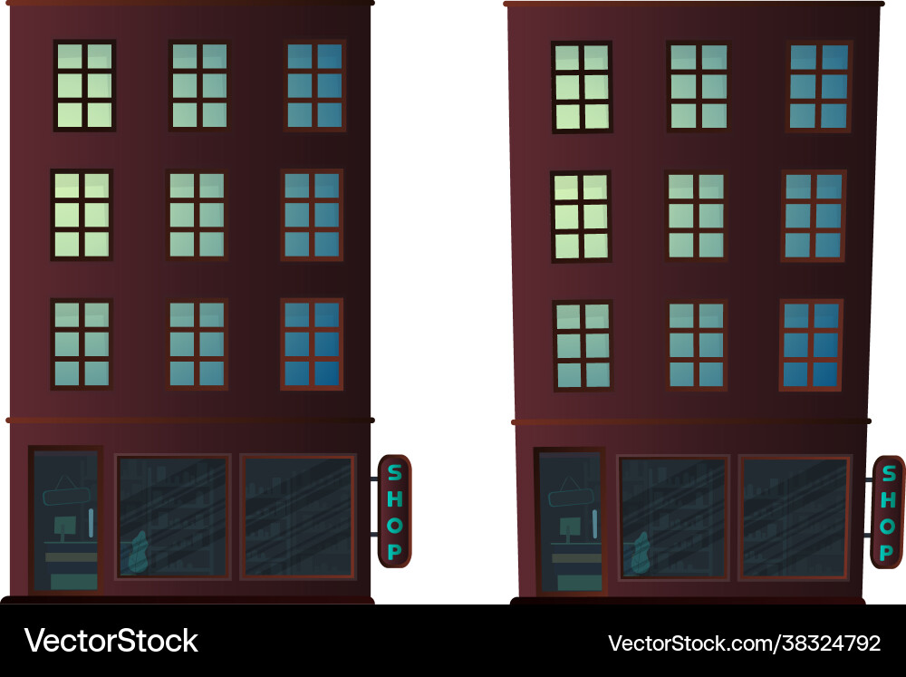 High-rise buildings buildings for design Vector Image