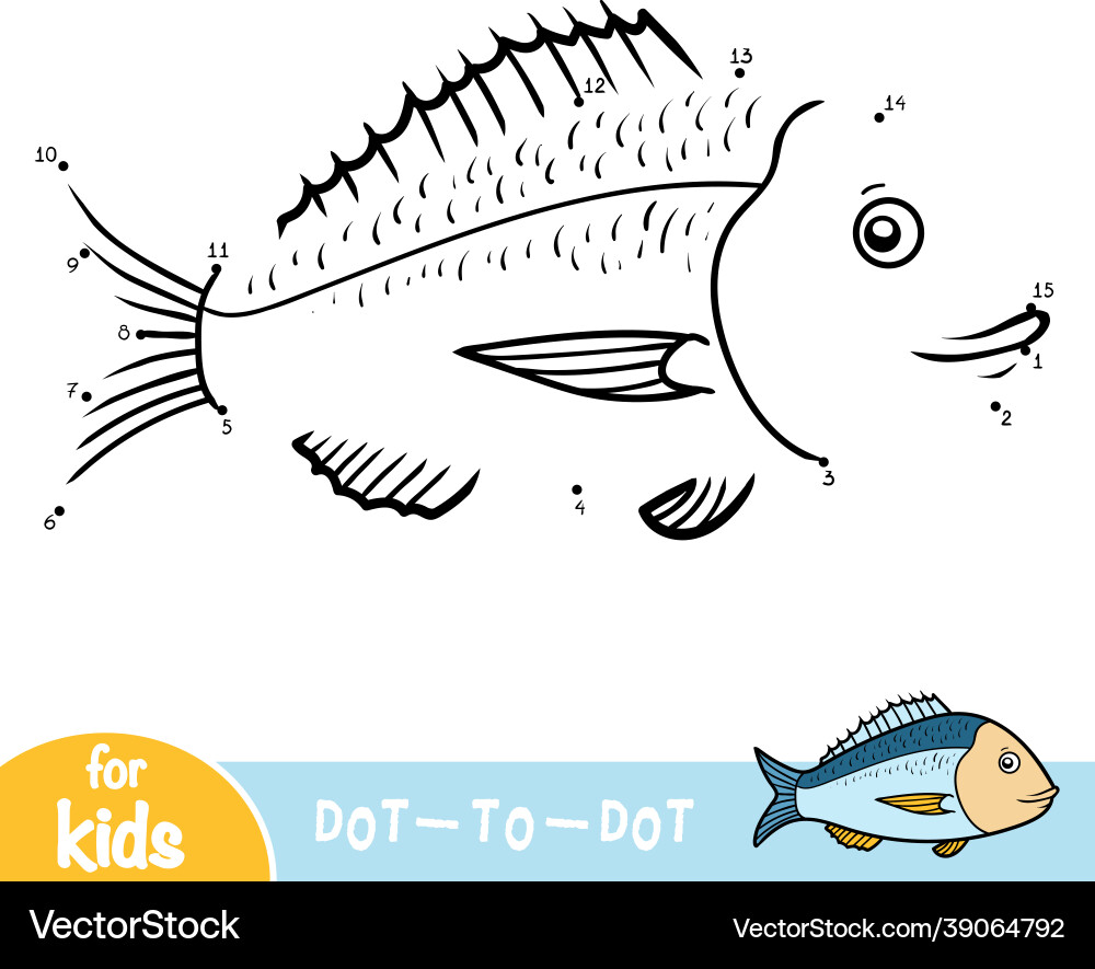 Numbers game education game for children Vector Image