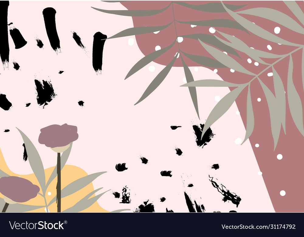 Semicircle patterned doodle background Royalty Free Vector