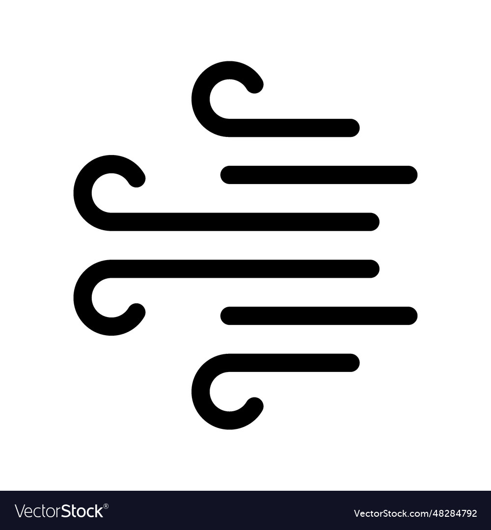Wind icon Royalty Free Vector Image - VectorStock