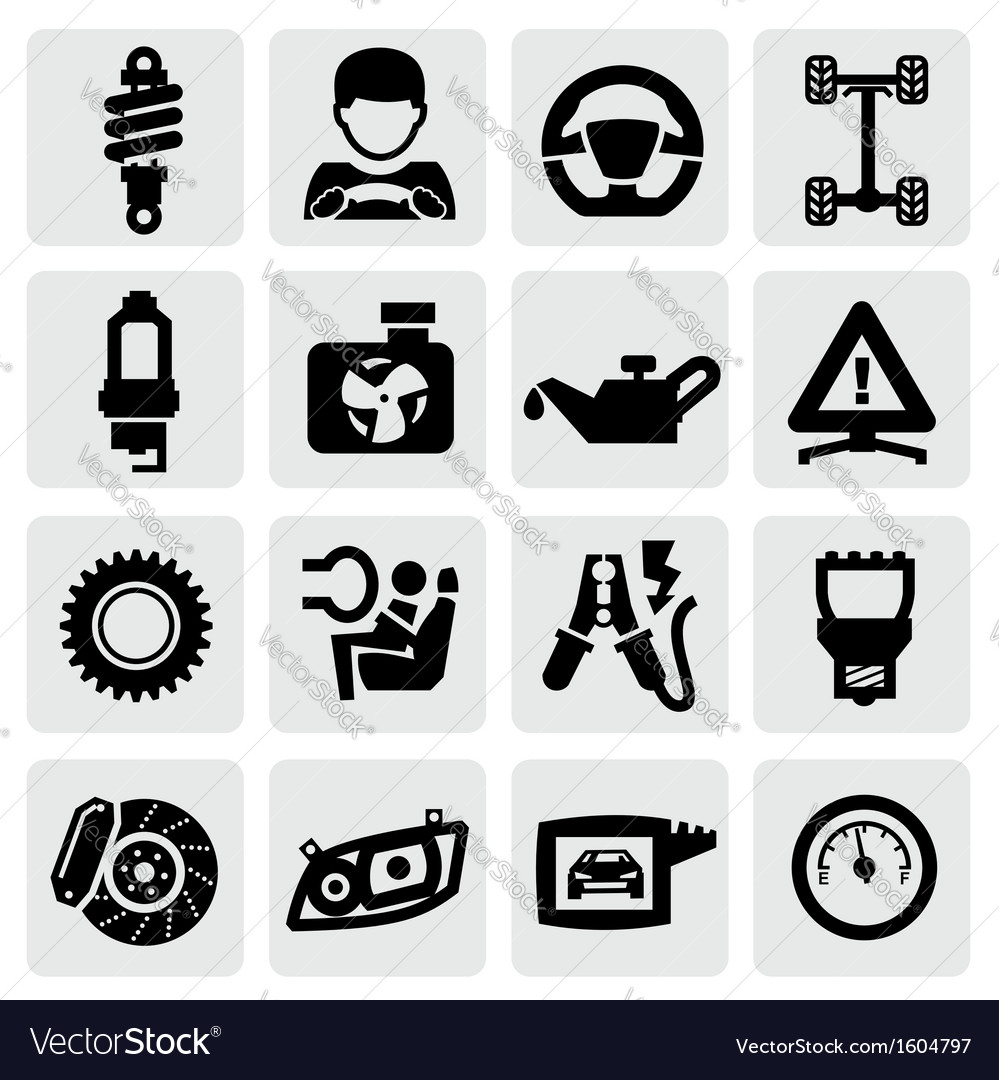 Auto icon Royalty Free Vector Image - VectorStock