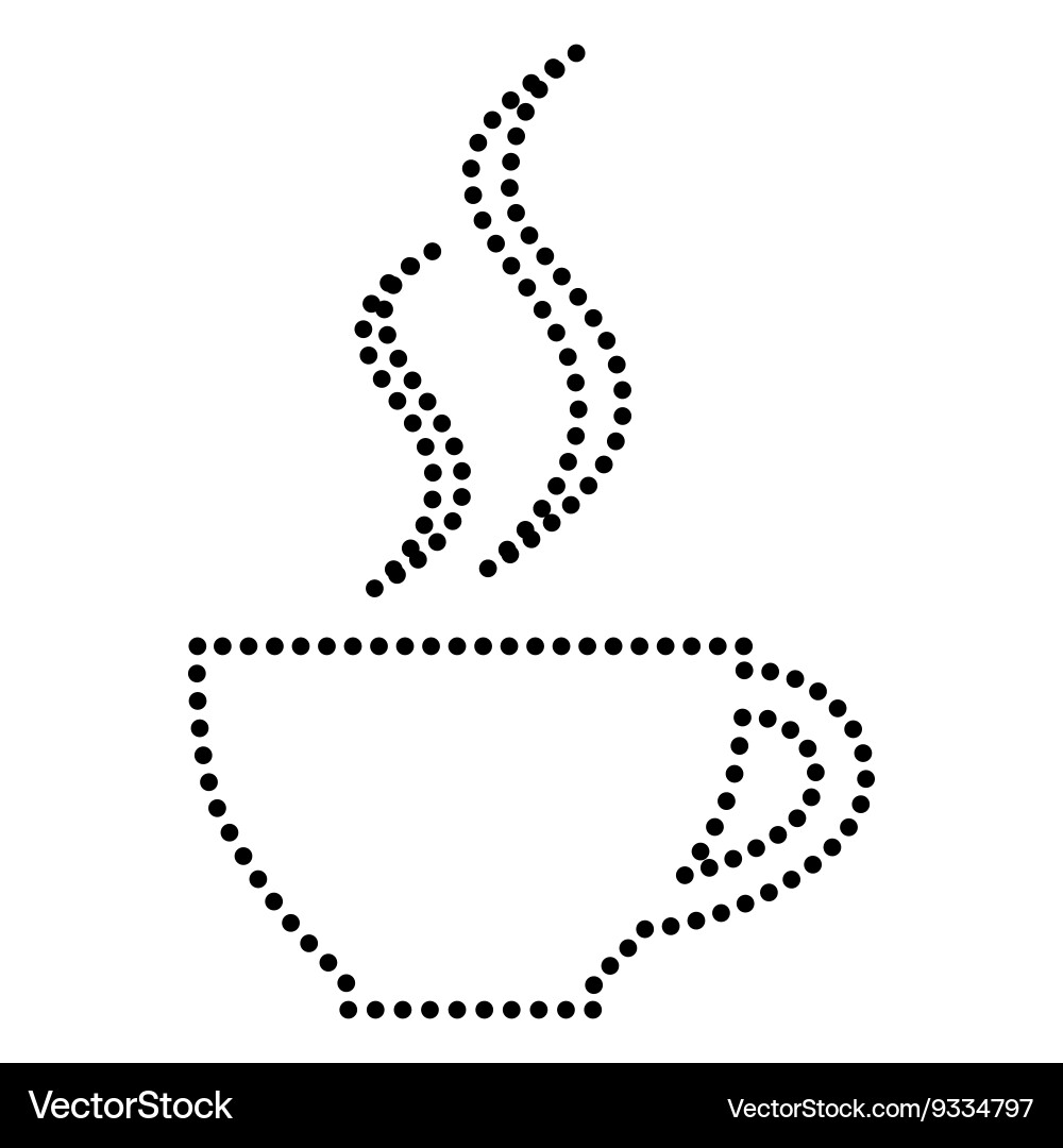 Cup of coffee sign Royalty Free Vector Image - VectorStock