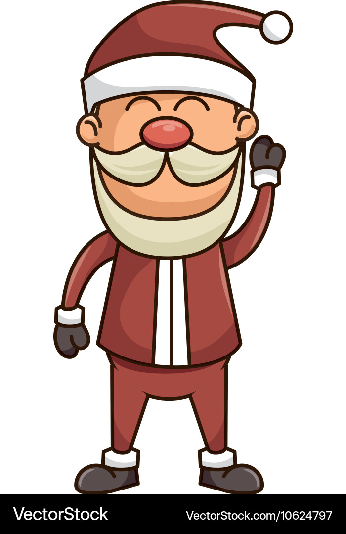 Santa claus cartoon Royalty Free Vector Image - VectorStock