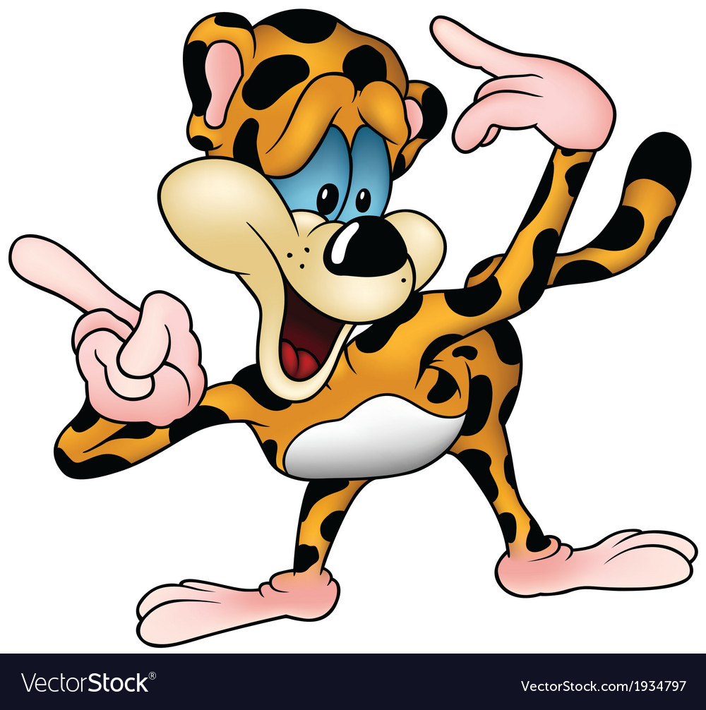 Smiling Leopard Royalty Free Vector Image - VectorStock