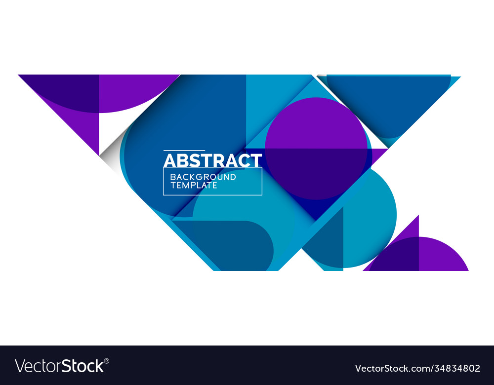 Clean minimal geometric abstract background Vector Image