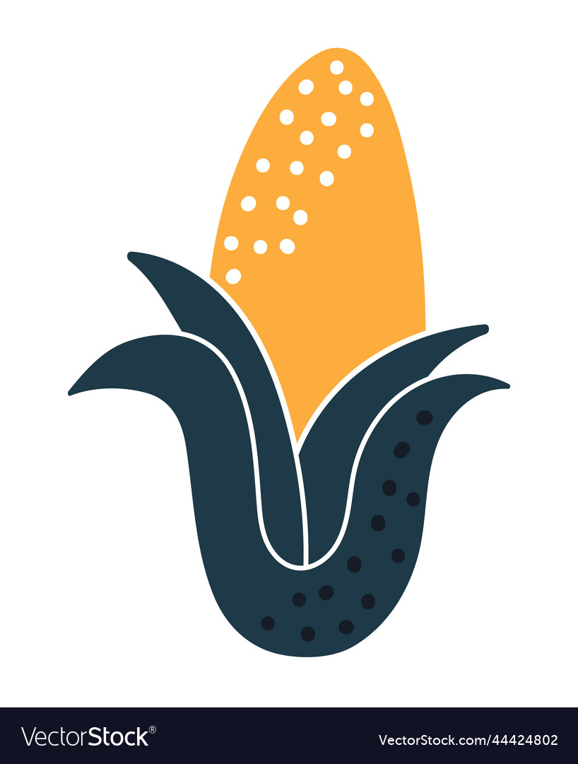 Corn cob icon Royalty Free Vector Image - VectorStock