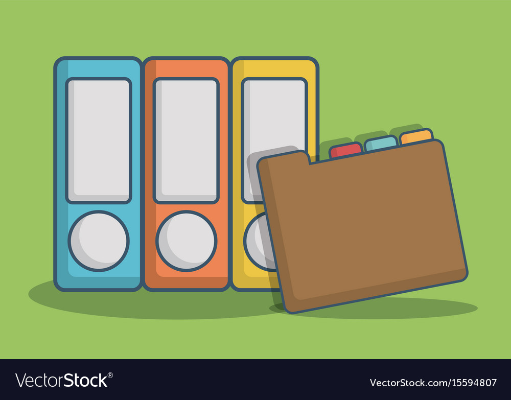 Document folder icon Royalty Free Vector Image