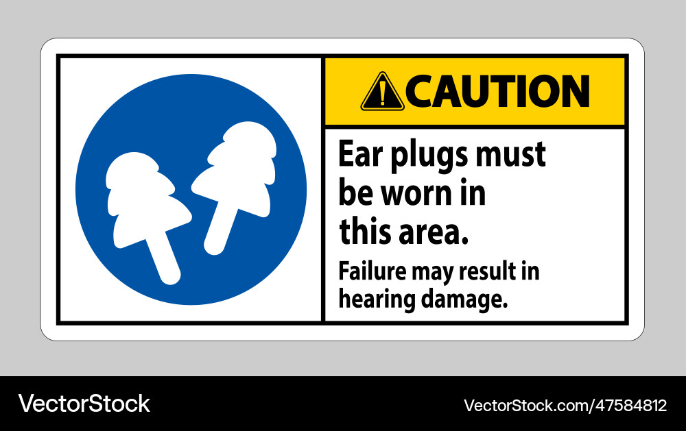 Ear Plug Sign