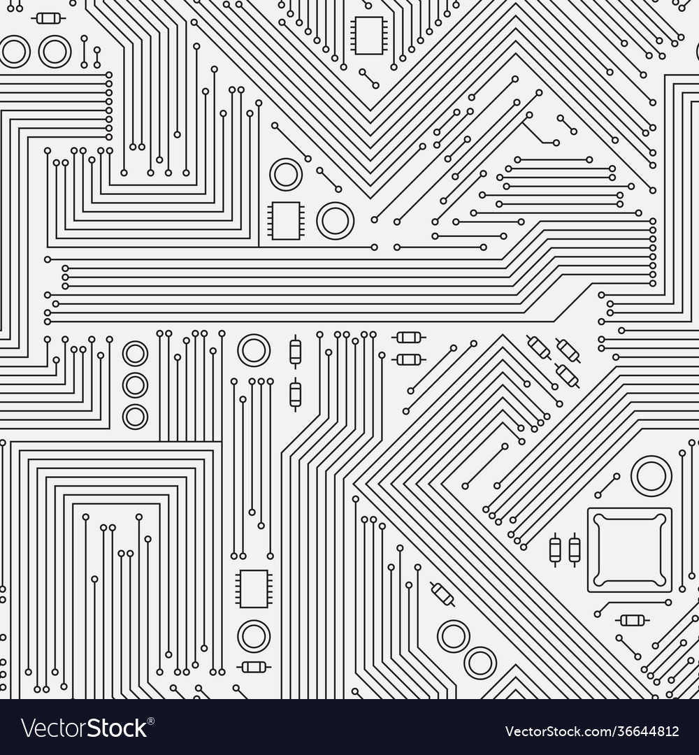 Electronic boards texture computer circuit board Vector Image