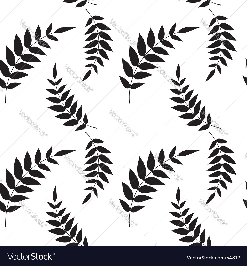 Leaf wallpaper Royalty Free Vector Image - VectorStock